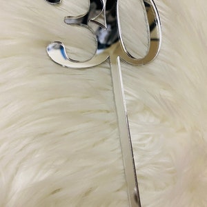 30 Acrylic Topper ,birthday 30,cumpleaños 30 Cake Topper, Birthday ...