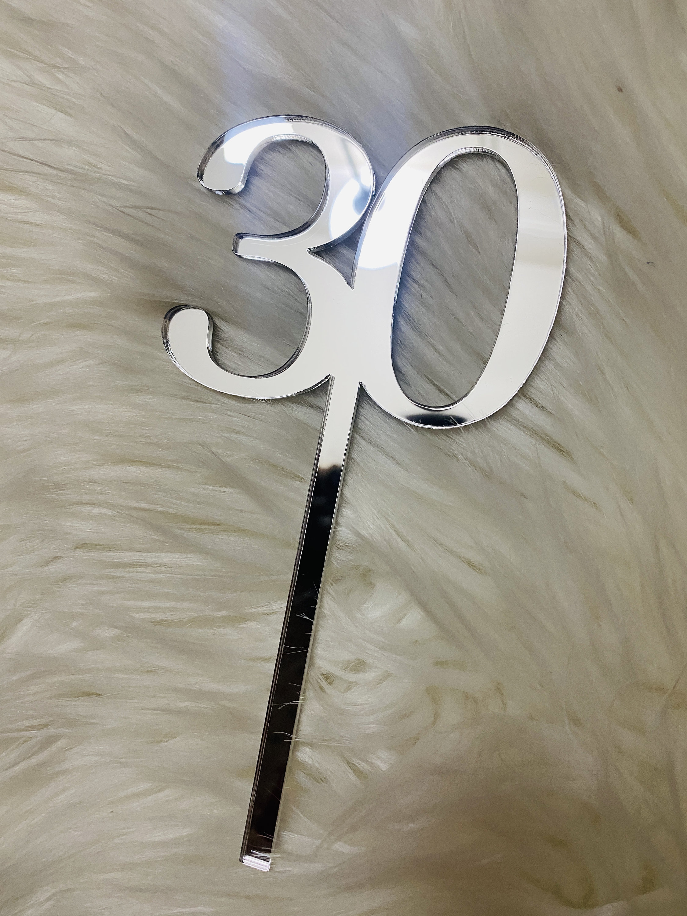 30 Acrylic Topper ,birthday 30,cumpleaños 30 Cake Topper, Birthday ...