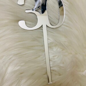 30 Acrylic Topper ,birthday 30,cumpleaños 30 Cake Topper, Birthday ...