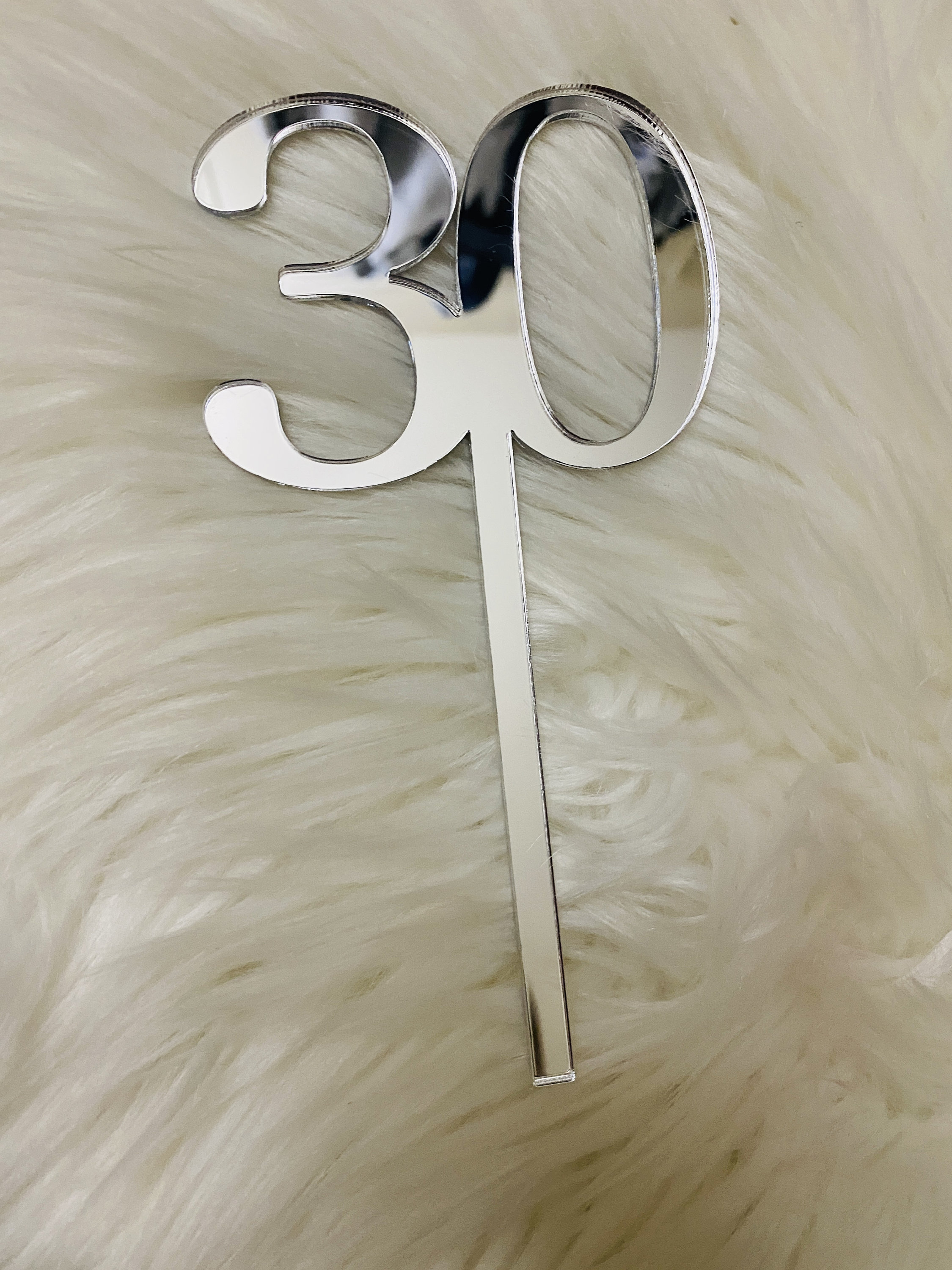 30 Acrylic Topper ,birthday 30,cumpleaños 30 Cake Topper, Birthday ...