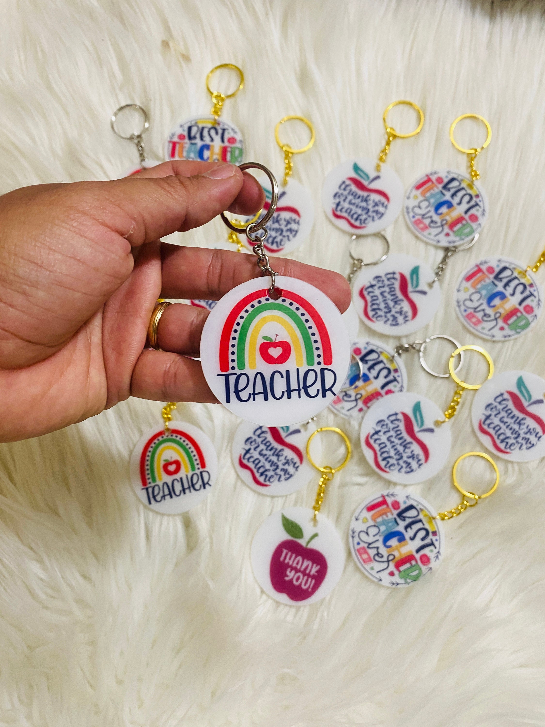 Keychain Teachers Day, Llaveros Para Día Del Maestro , Teacher Day ...