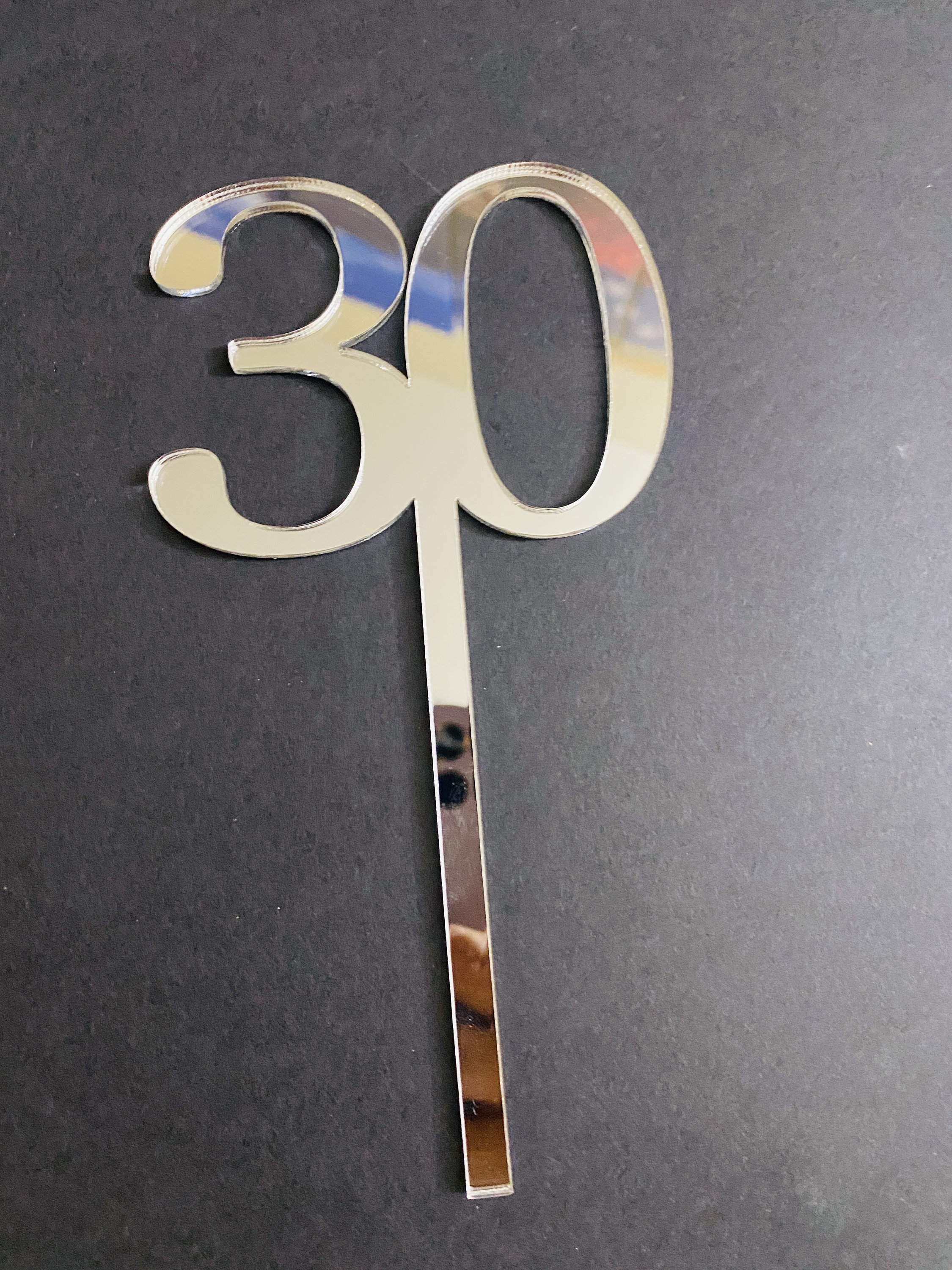 30 Acrylic Topper ,birthday 30,cumpleaños 30 Cake Topper, Birthday ...