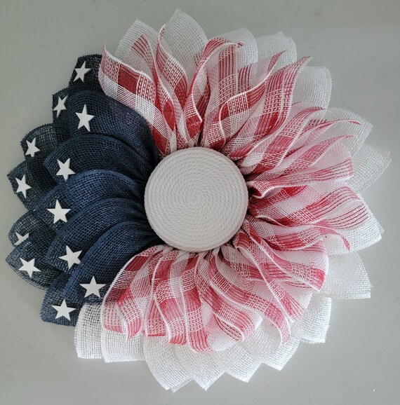 PATRIOTIC WREATH Military First Responders Veterans Day - Etsy