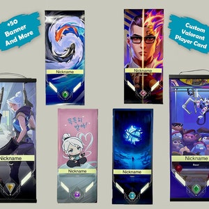 Custom Valorant Banner | HIGH QUALITY | Valorant Player Banner - Etsy