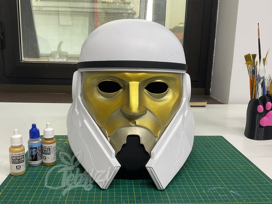 Captain Enoch Night Trooper Helmet Cosplay 3d Printed Helmet Ahsoka Etsy