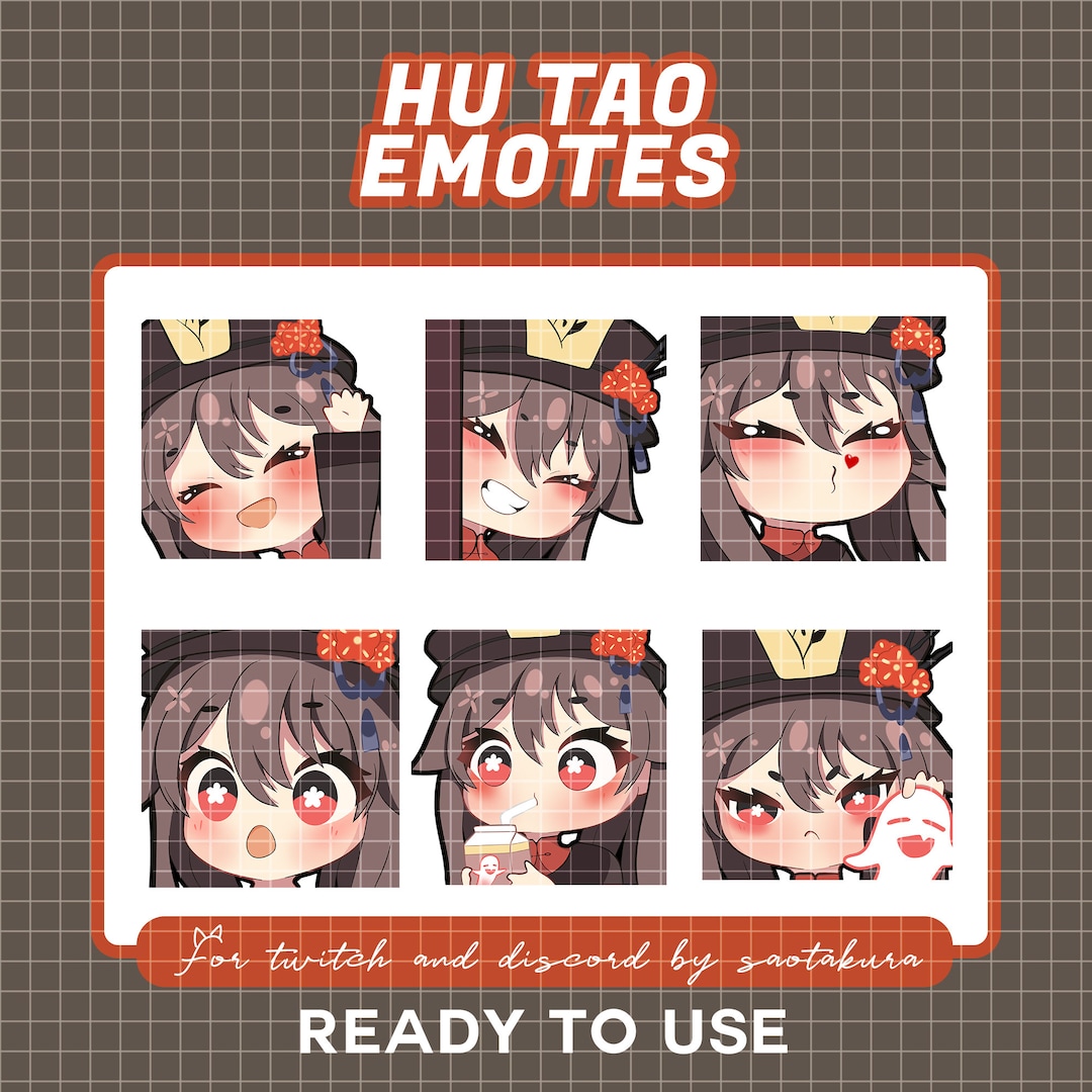 HU TAO Genshin Impact Emotes - Etsy Canada