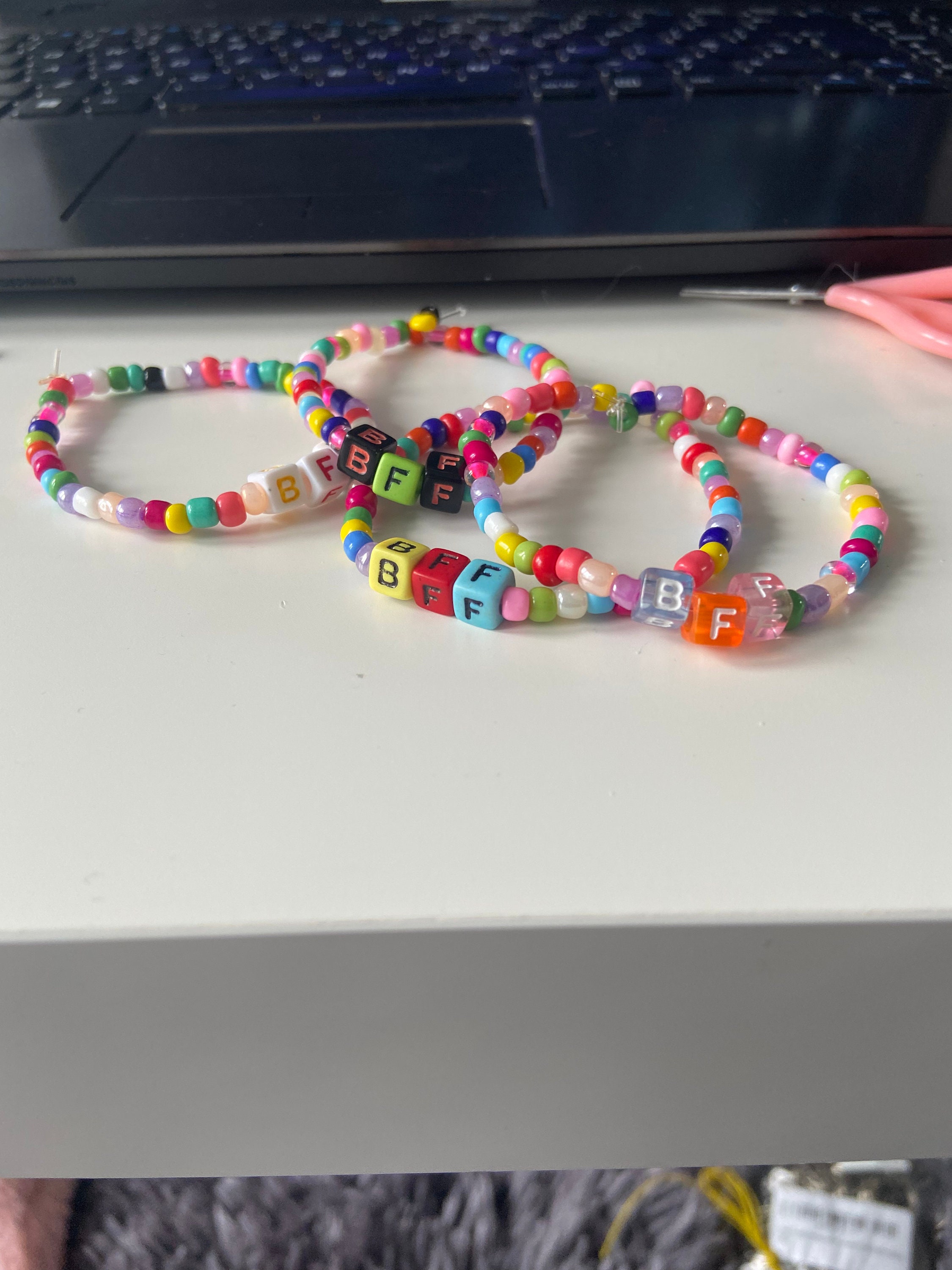 Y2k Style Beaded Bracelets Etsy