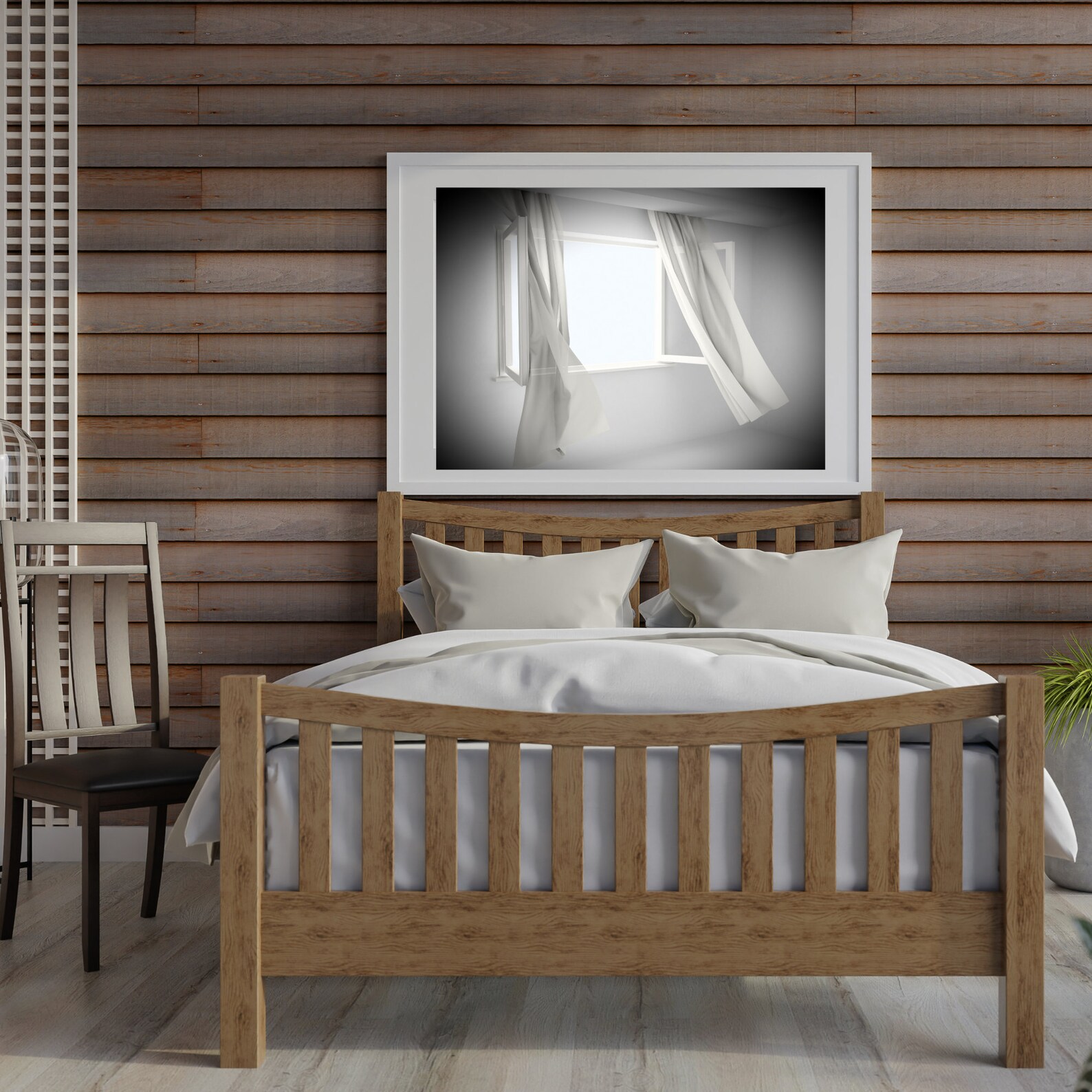 Wind Blowing Through Window DIGITAL DOWNLOAD Wall Decor Printable Wall ...