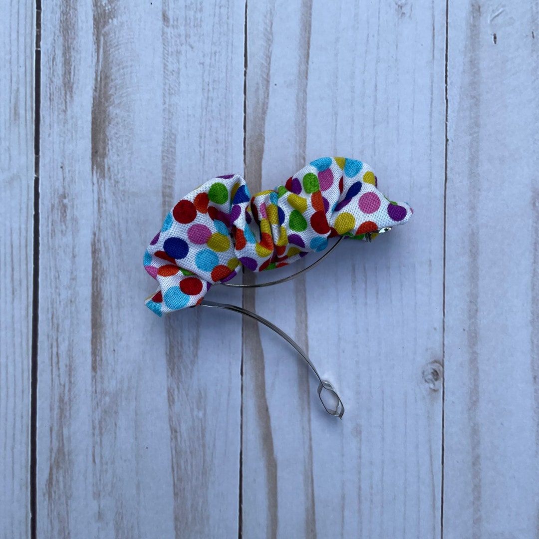 Confetti Scrunchie Barrette Birthday Scrunchie Barrette - Etsy UK