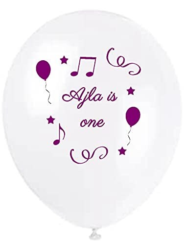 Custom Printed Latex Balloons Personalised Text / Logo - Etsy