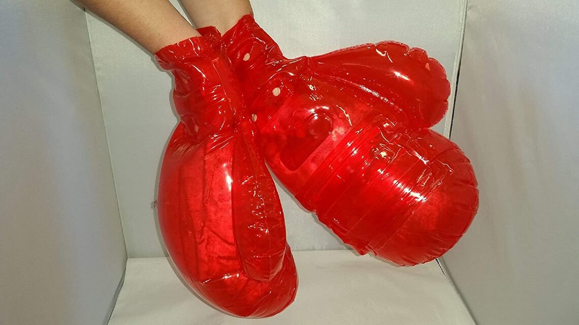 Inflatable Novelty Toy Boxing Gloves (childs) - Etsy UK