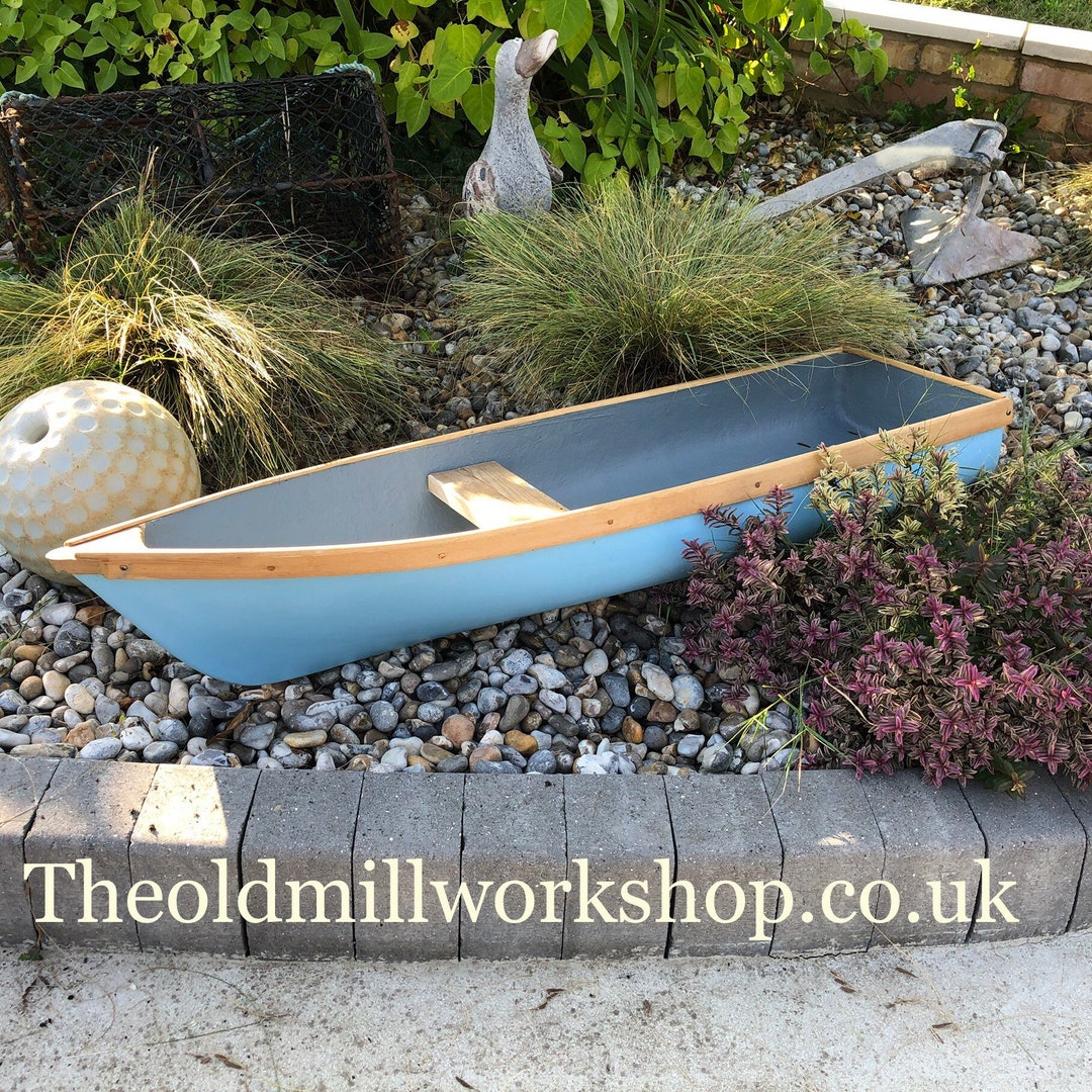 Large Boat Planter, Personalised, Plant/flower Pot, Christmas Gift ...