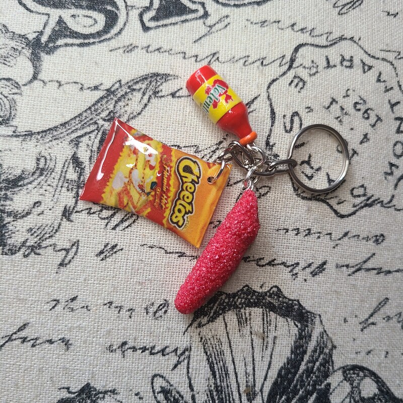 Hot Cheetos Keychain - Etsy