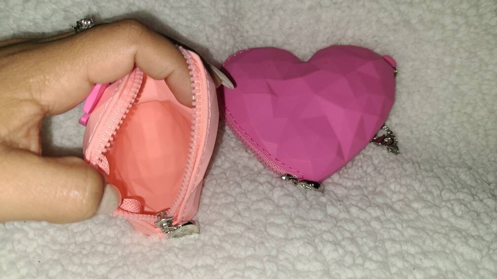 Coin Purse Heart Shape - Etsy