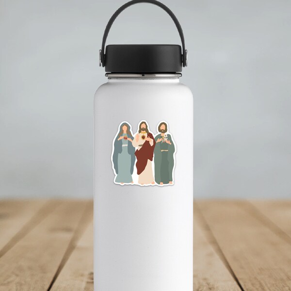 Holy Family Hearts Stickers - Etsy