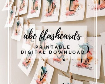 ABC Phonics Practice | Adventure Themed Alphabet Printable Flashcards ...