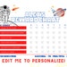 EDITABLE Space Reward Chart | Space Chore Chart | Space Behavior Chart ...