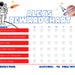 EDITABLE Space Reward Chart | Space Chore Chart | Space Behavior Chart ...