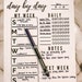 Minimalist Week Planner | Habit Tracker | Day Planner | Meal Planner ...