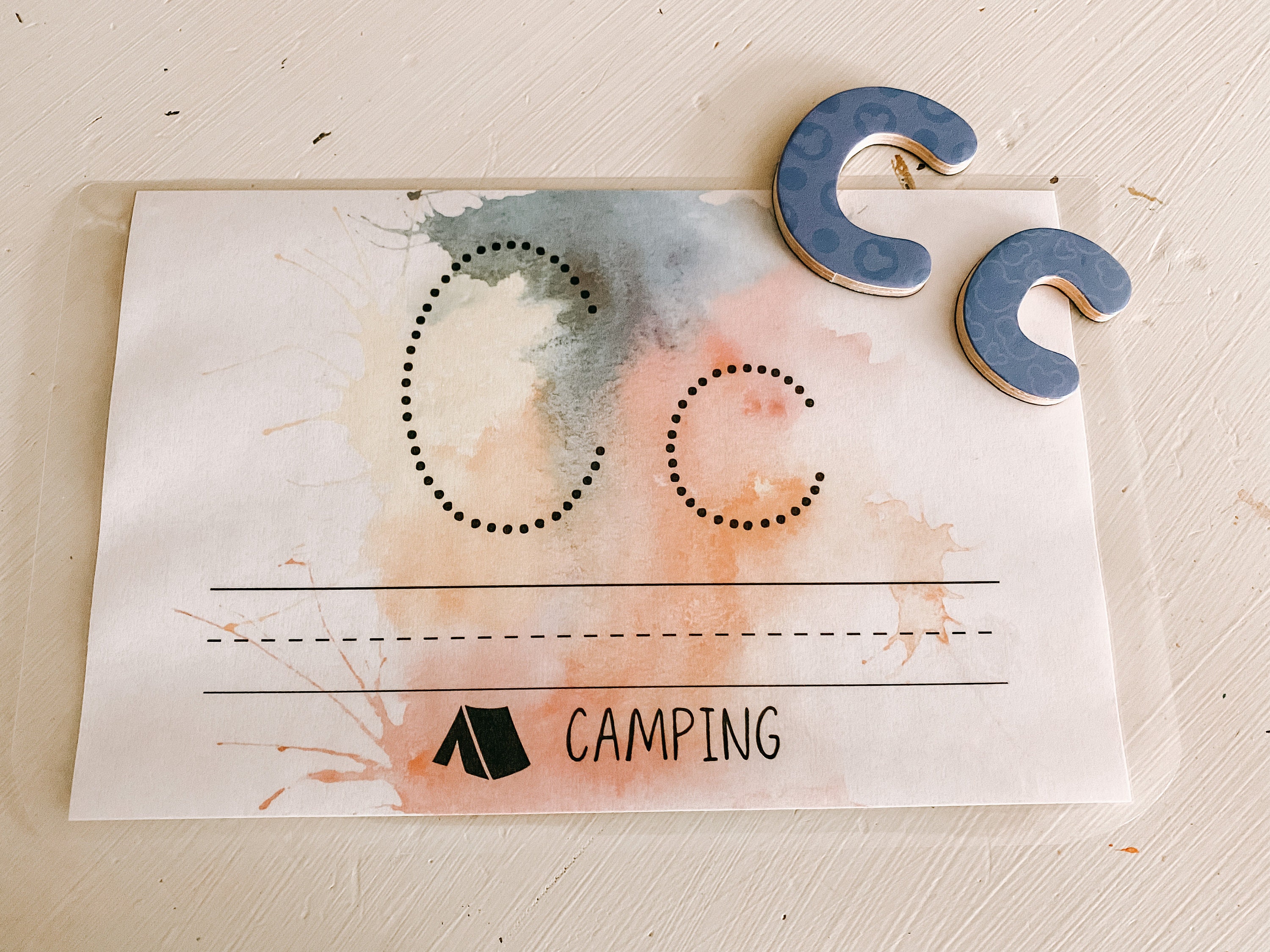 Alphabet Phonics Flashcards Oversized ABC Cards Jumbo Tracing Card Play ...