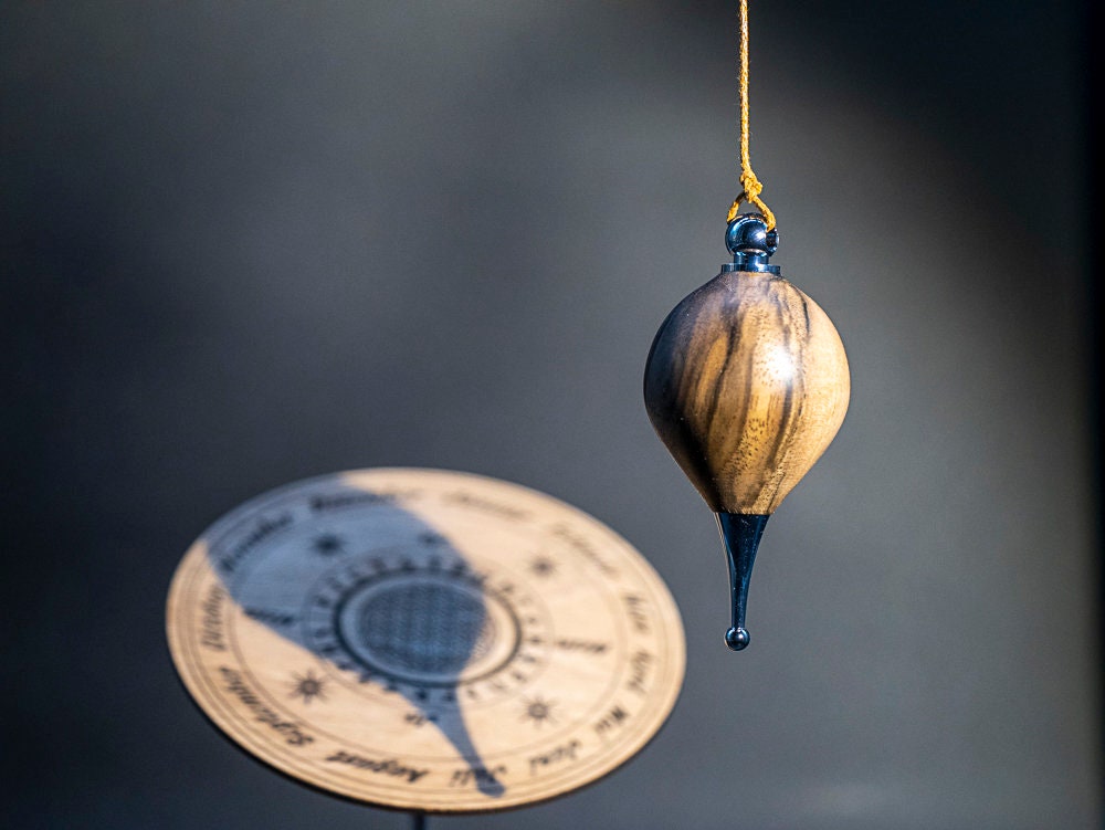 Wooden Pendulum Set Pendulum Disc Pendant Pendulum Witchcraft Occult ...