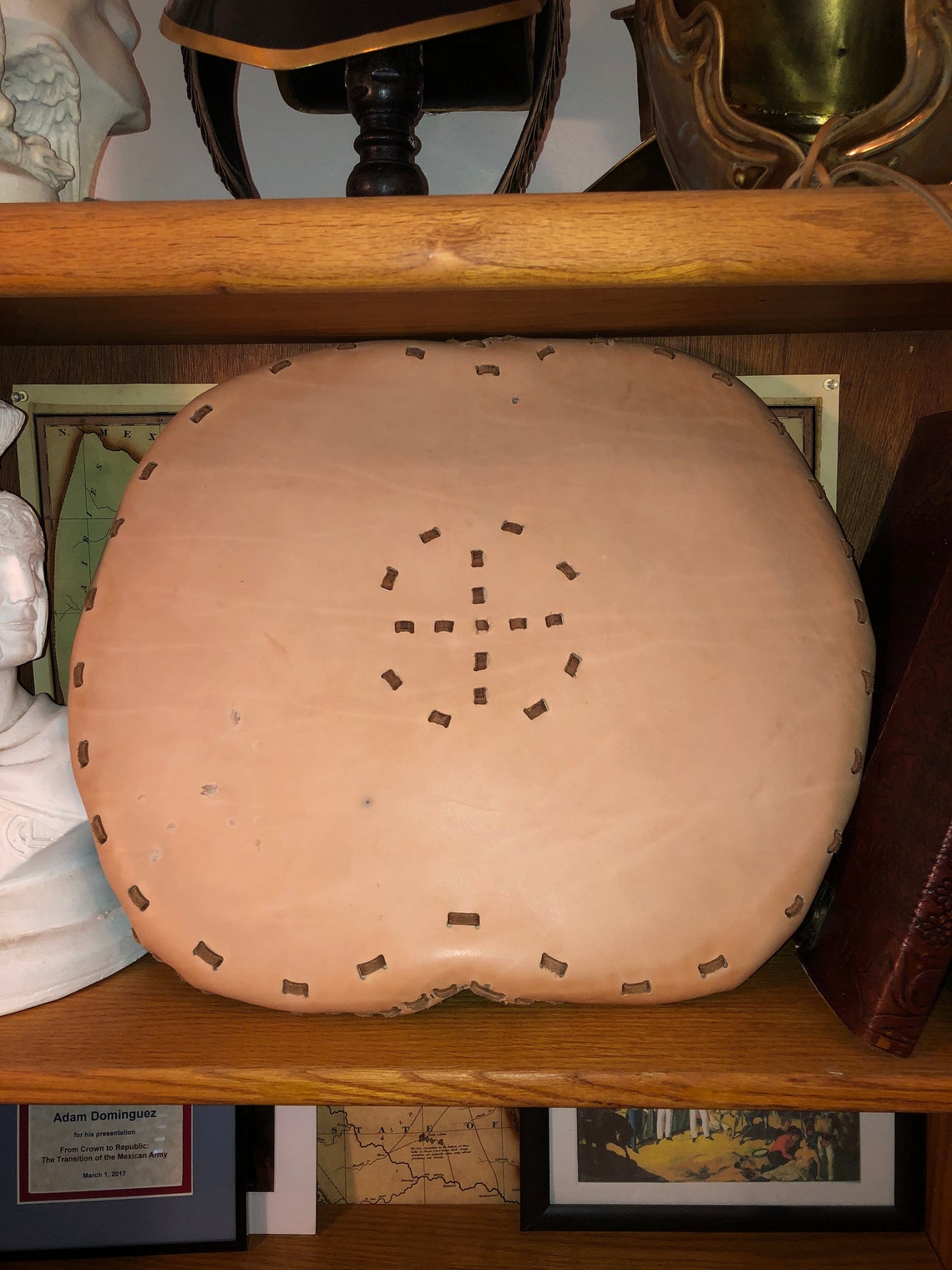 Spanish Colonial Adarga leather shield | Etsy