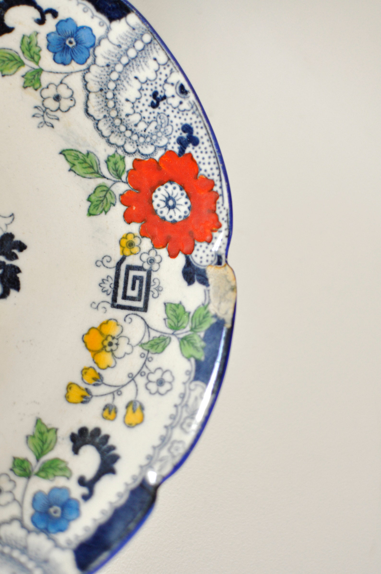 Pretty Coalport Canton Kingsware Patterned Teacup and Saucer | Antique ...