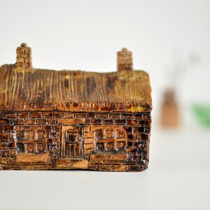 Sweet Vintage Handmade Pottery Thatched Cottage Money Box I C.1980s - Etsy