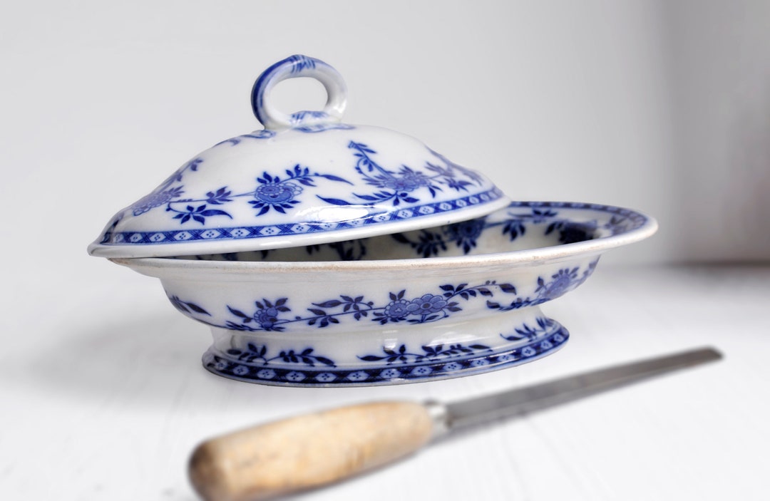 Very Characterful 1871 RARE EARLY Minton Ironstone Lidded Tureen | Blue ...