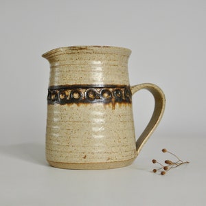 Retro Fangfoss Pottery Incised Brown Handcrafted Stoneware Jug - Etsy UK