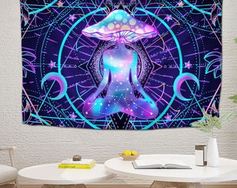 Aliens Tapestry Abstract Psychedelic Art for Wall Decor Alien - Etsy