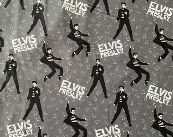 Elvis Fabric by the Yard - Etsy