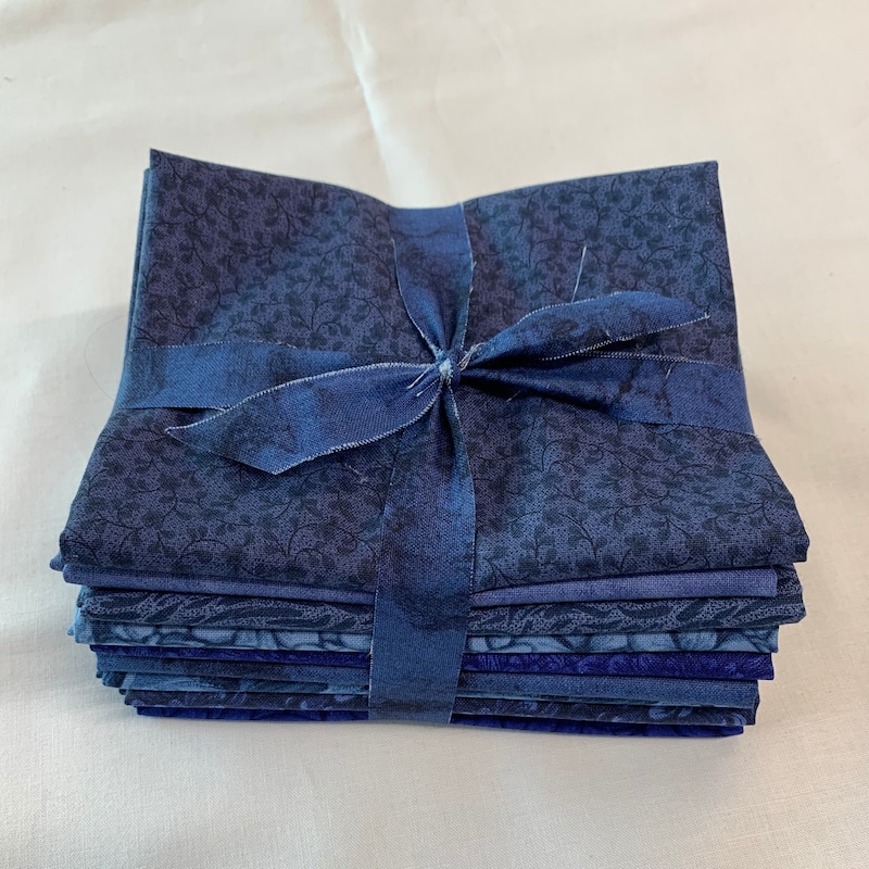 Dark Blue Fat Quarters - Etsy