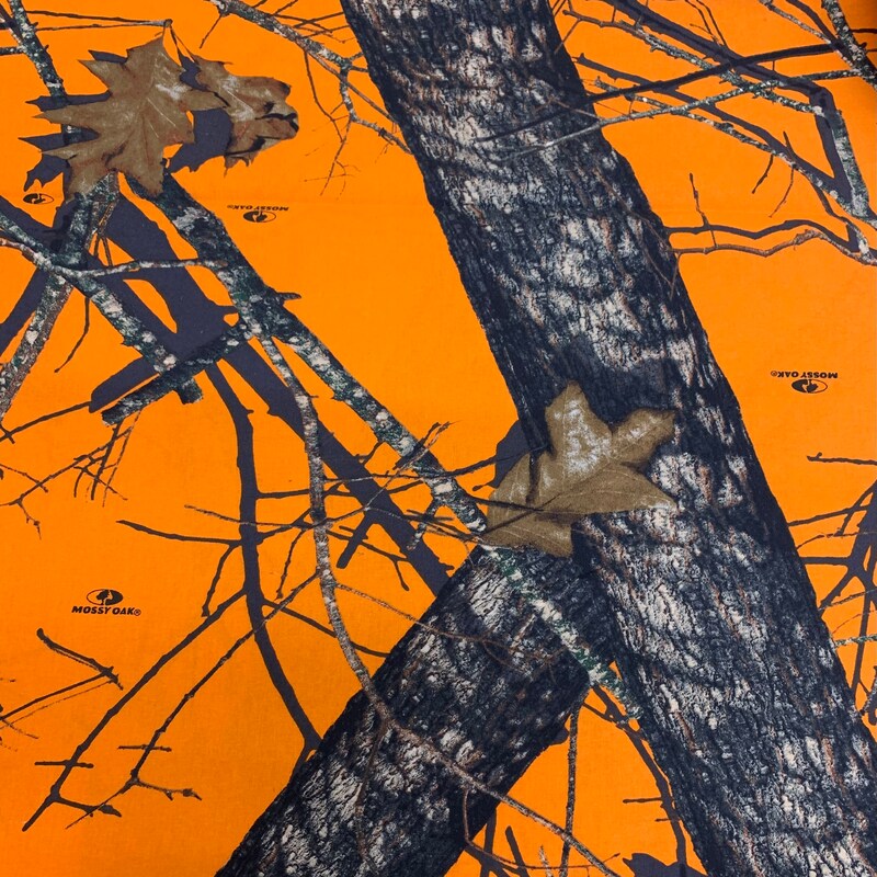 Hunter Orange Fabric - Etsy