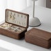 Two Layers Wood Jewelry Box, Custom Walnut Jewelry Box,wooden Jewelry ...