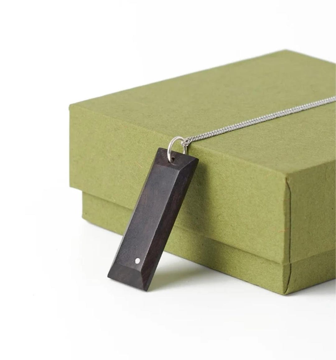 Custom Wood Brick Pendant, 5th Anniversary Gift for Wife, Wood Brick ...