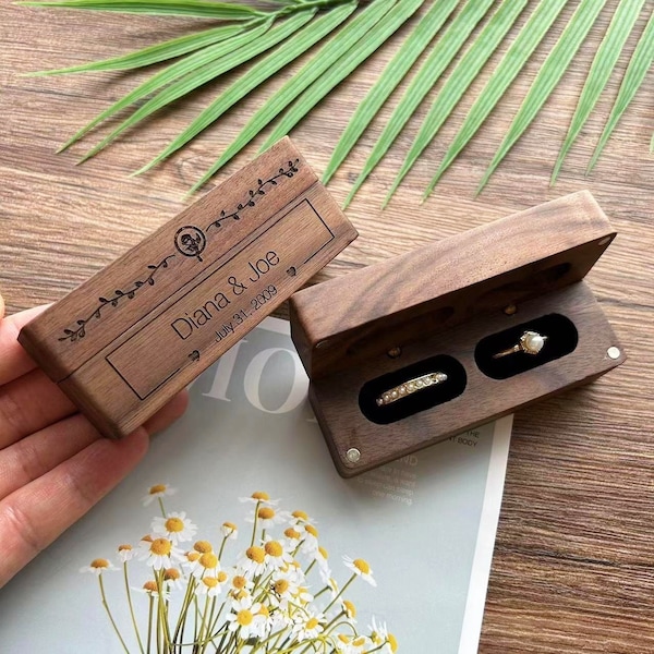 Slim Ring Box - Etsy