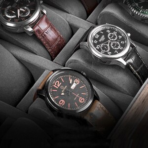 Custom Engraved Watch Box, Personalized Watch Storage Case, Birthday ...