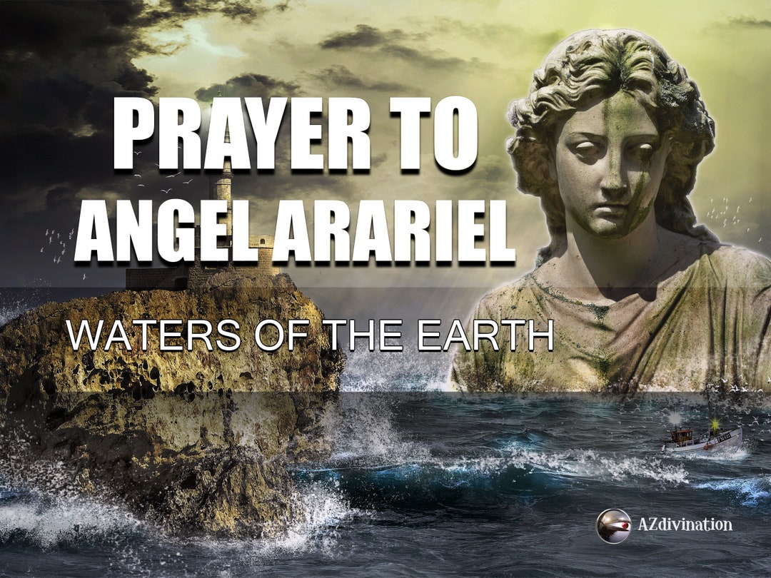 Prayer to Angel Arariel Guardian of Waters of the Earth - Etsy
