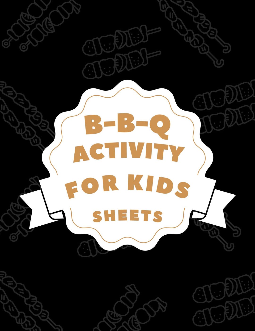 BBQ Activity Sheet for Kids: Printable Summer Cookout Games - Etsy