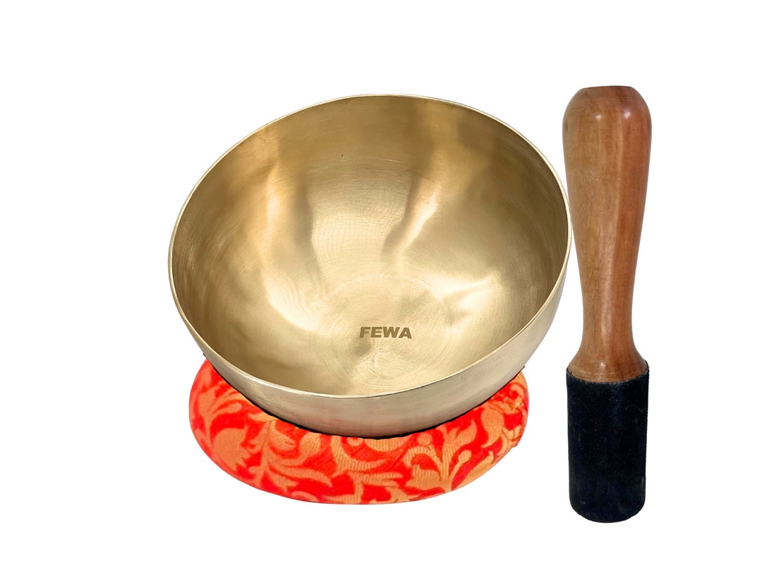 Rare Handmade PETER HESS Tibetan Singing Bowl 15CM & 23CM With Cushion ...
