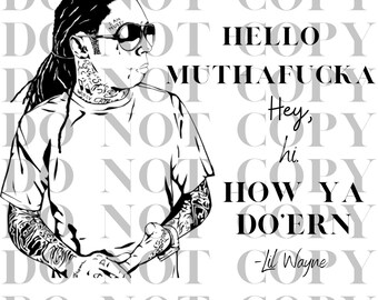 Lil Wayne Svg Png - Etsy