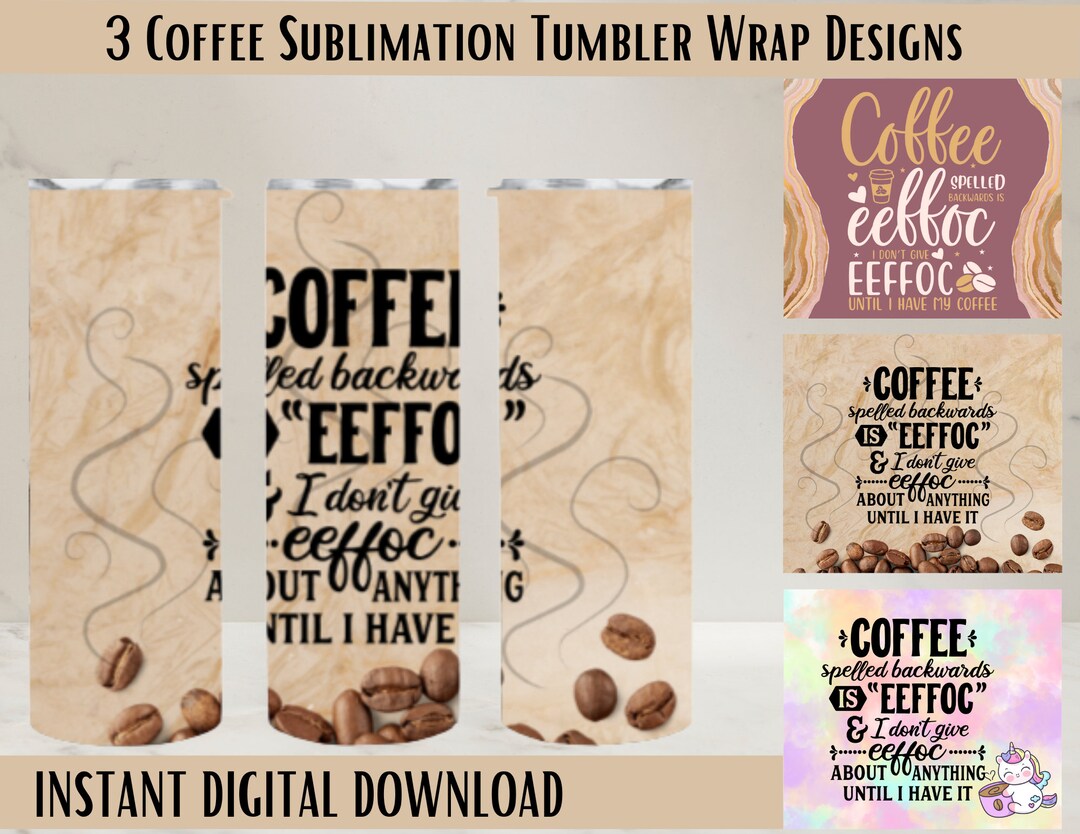 Eeffoc/coffee Png 20oz Sublimation Tumbler Template Bundle template for ...
