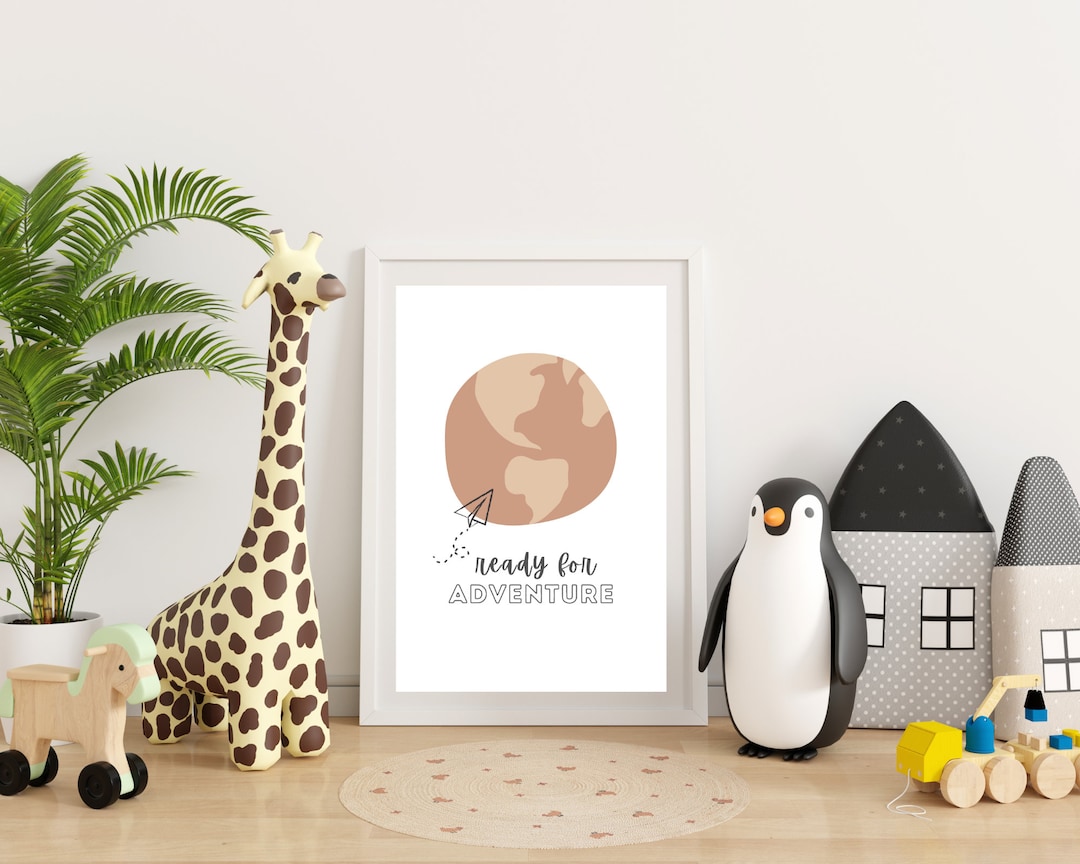 Ready for Adventure Wanderlust Printable Art World Traveler, Lonely ...