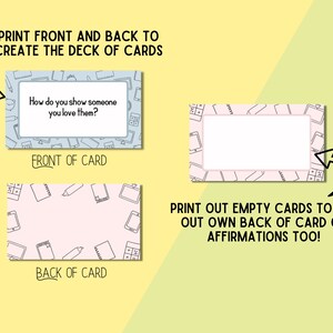 40 Conversation Starter for Kids & Families Card Deck Growth - Etsy