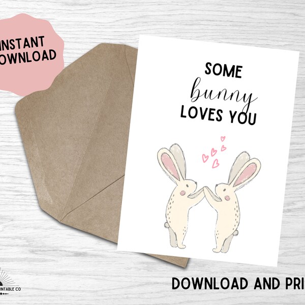 Bunny Pun Card - Etsy