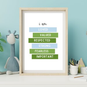 Encouraging Classroom Printable Posters Ready for Adventure, I Am Loved ...