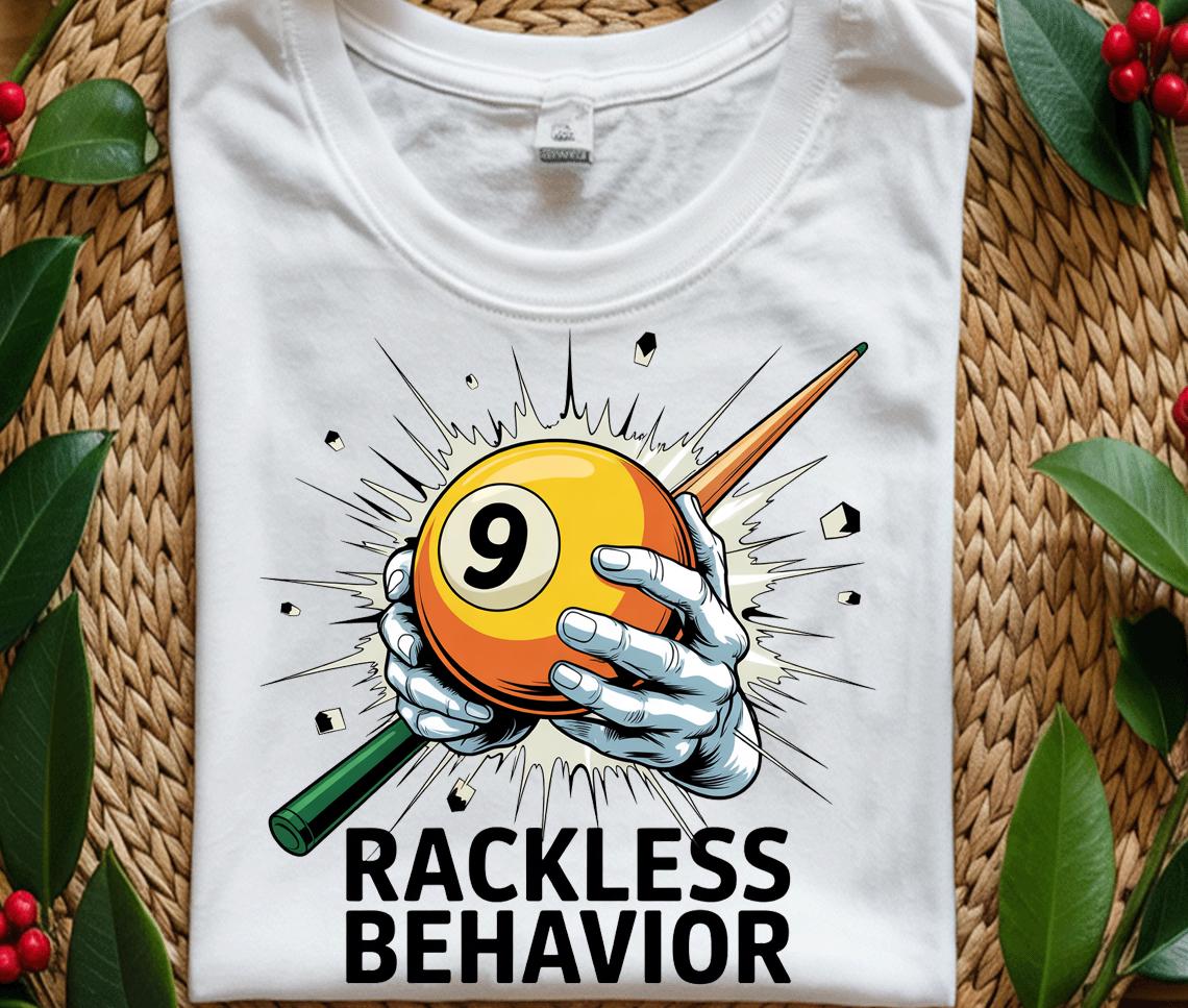 9 Ball Breaking Pool Cue Design | Rackless Behavior Art, Pool Lover ...