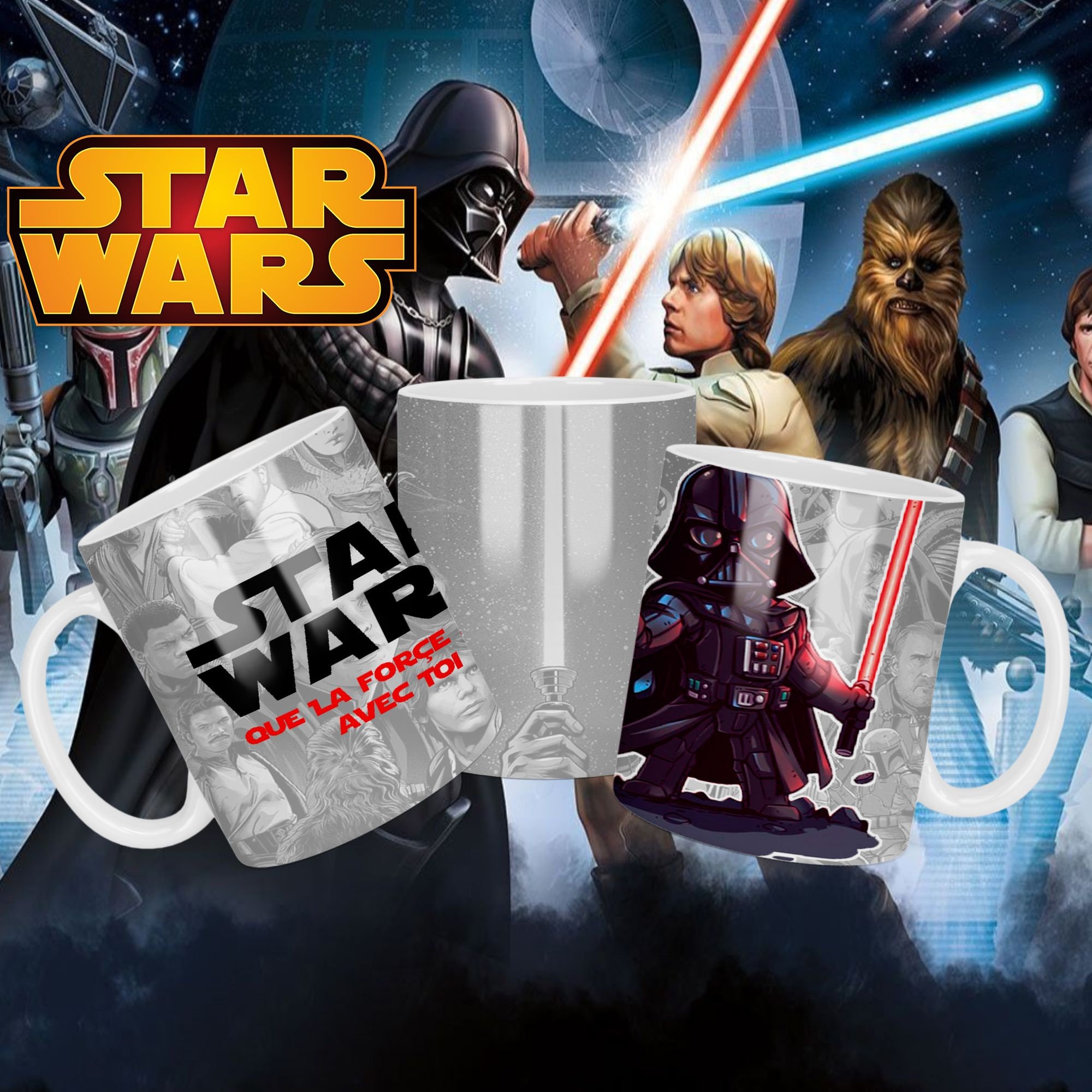 29 Mug Design Template Stars Wars Sublimation Sublimate "psd+jpg+font ...