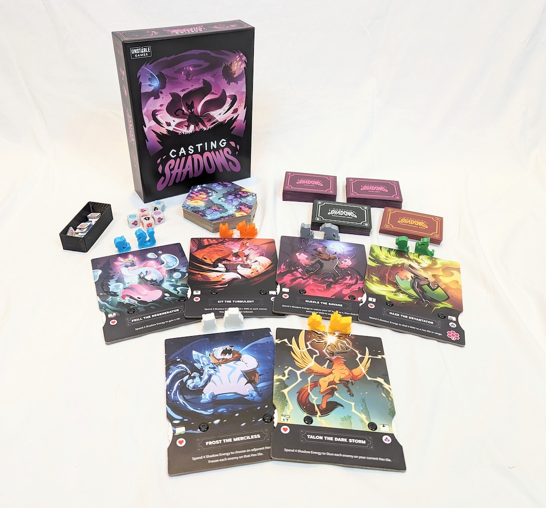 Casting Shadows Organizer | Great for Fans of Unstable Unicorns - Etsy